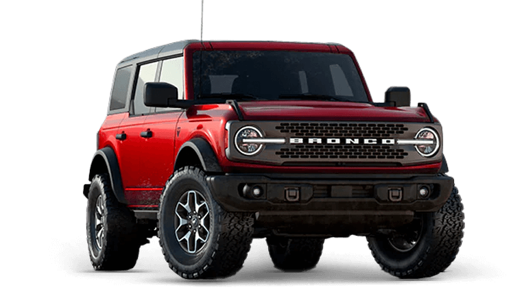 Bronco 4x4 Rojo Y Blanco
